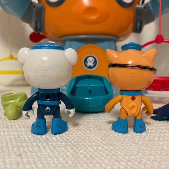 Toys | Octonauts Octopod Light Blue Base Complete Set With Figures And ...